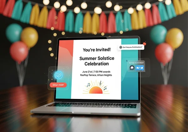Free Party Invitation Maker: Create Digital Invites with AI – Step-by ...